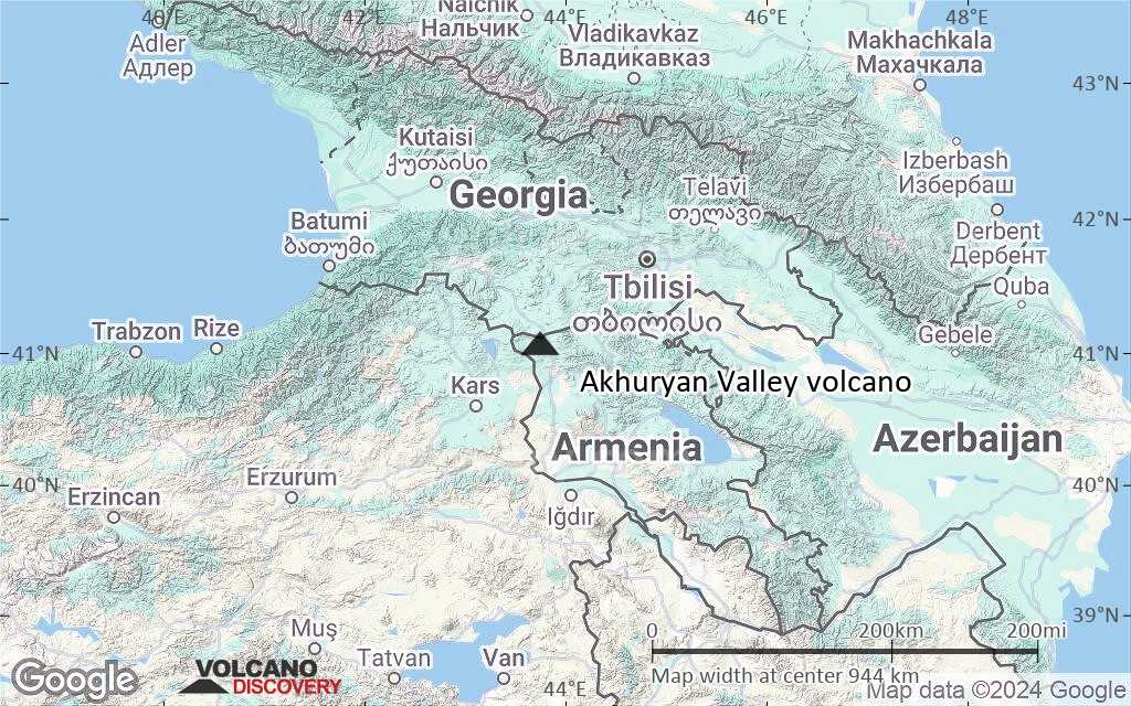Akhuryan Valley volcano (Armenia) facts & information | VolcanoAdventures