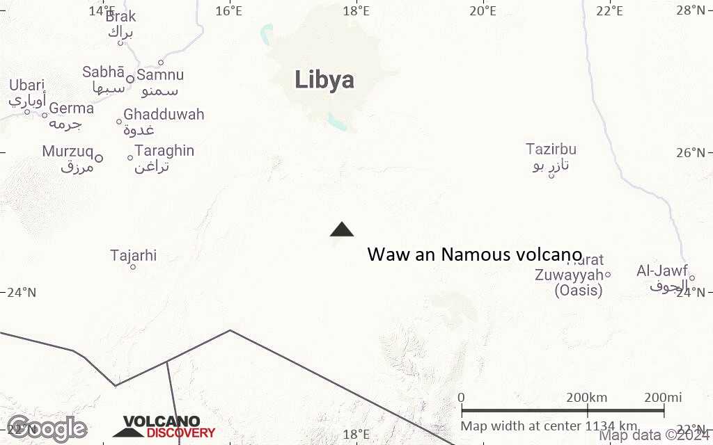 Waw an Namous volcano (Libya) facts & information | VolcanoAdventures