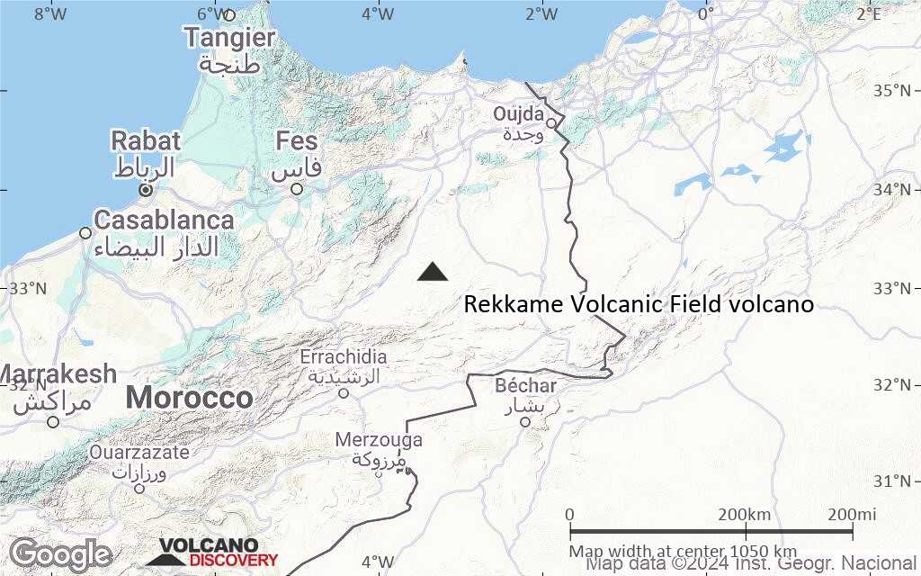 Rekkame Volcanic Field volcano (Morocco) facts & information ...