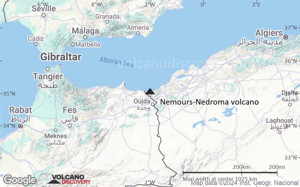 Nemours-Nedroma volcano (Algeria) facts & information | VolcanoAdventures