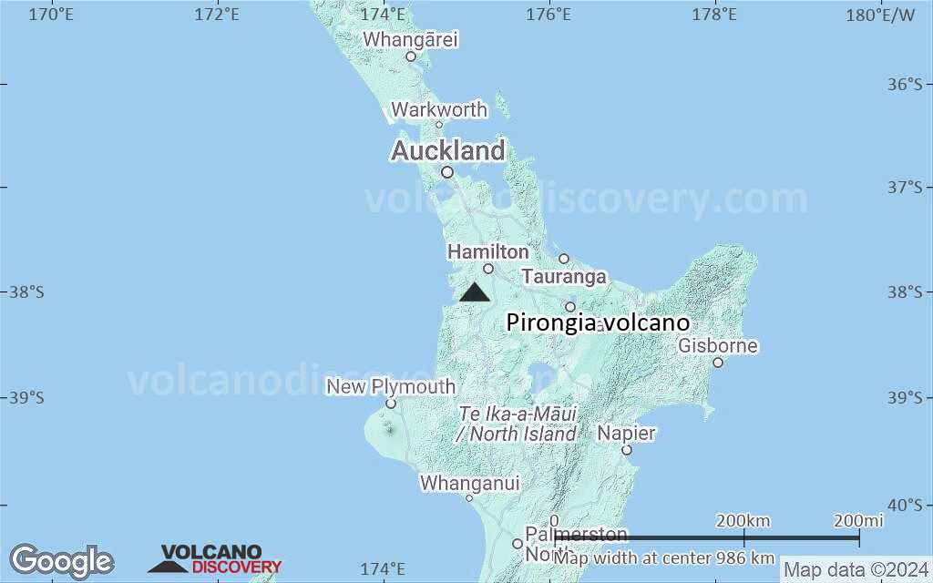 Pirongia volcano (New Zealand) facts & information | VolcanoAdventures