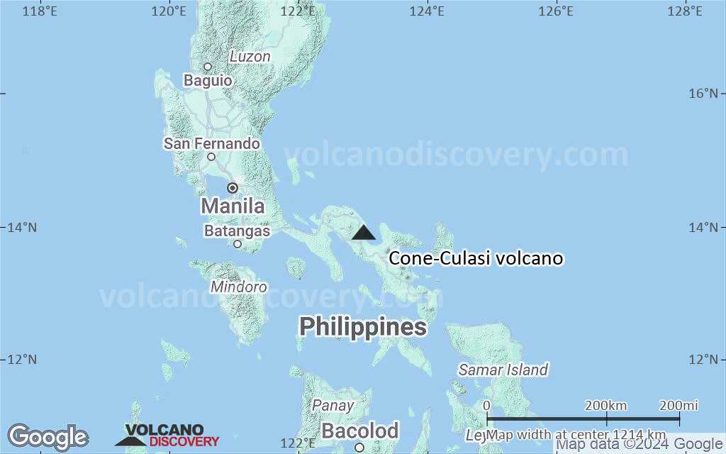 Cone-Culasi volcano (Philippines) facts & information | VolcanoDiscovery
