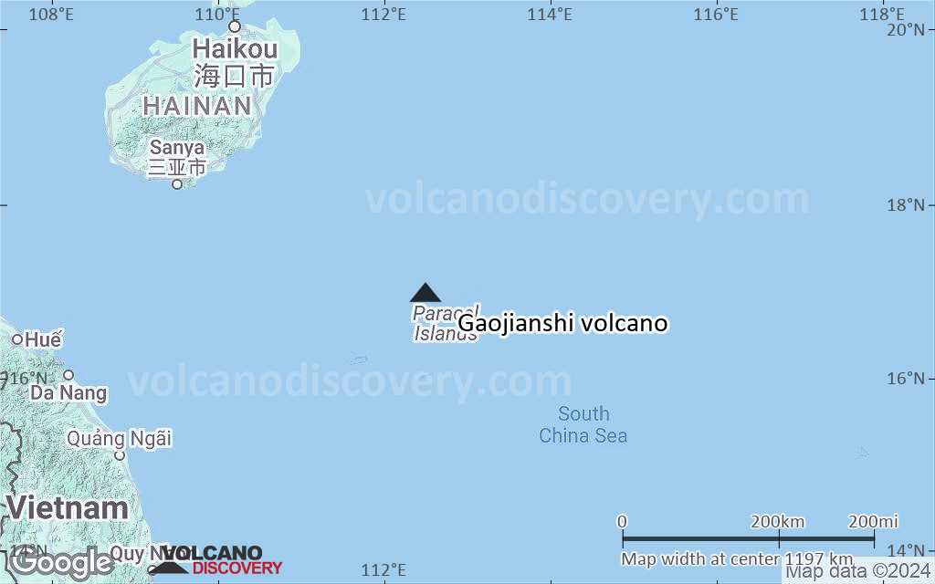 Gaojianshi volcano (China) facts & information | VolcanoDiscovery