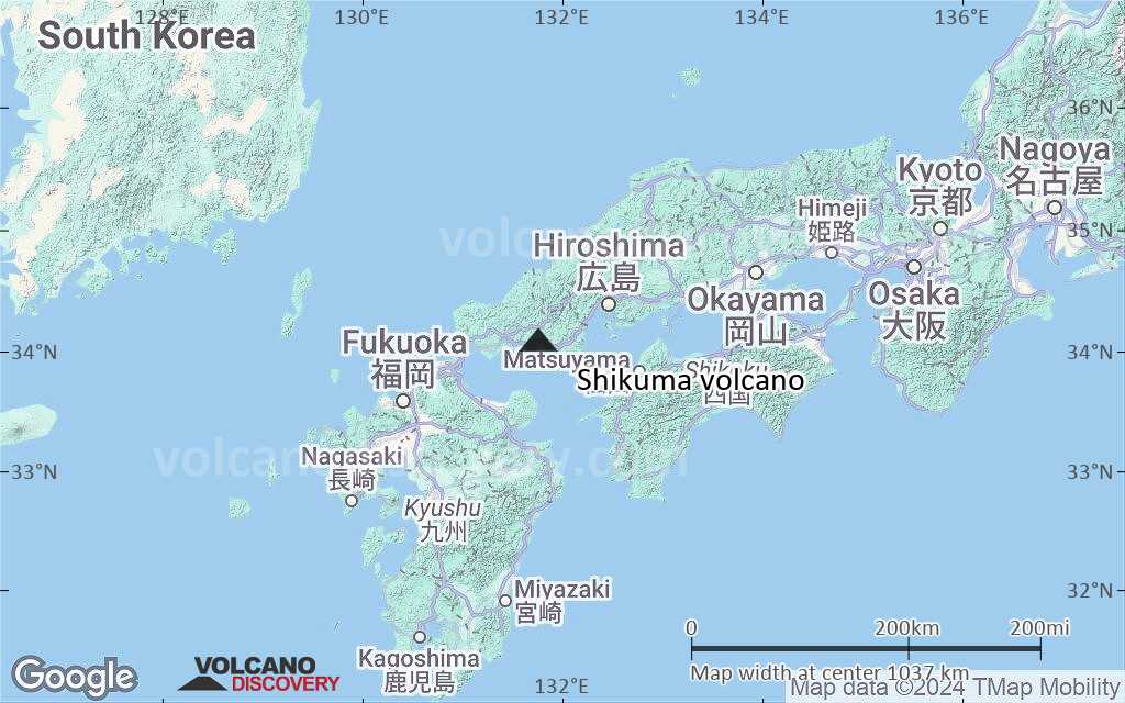 Shikuma volcano (Japan) facts & information | VolcanoAdventures