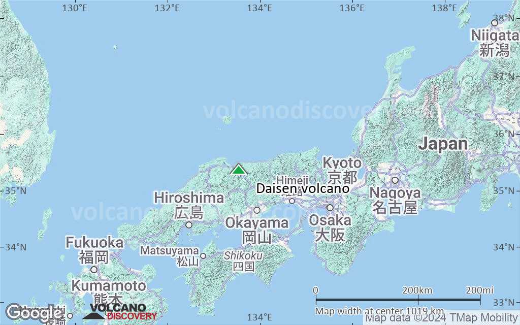 Daisen Volcano (Honshu, Japan) Facts & Information | VolcanoDiscovery