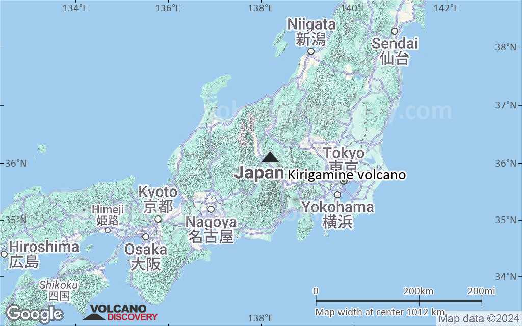 Kirigamine volcano (Honshu, Japan) facts & information | VolcanoDiscovery