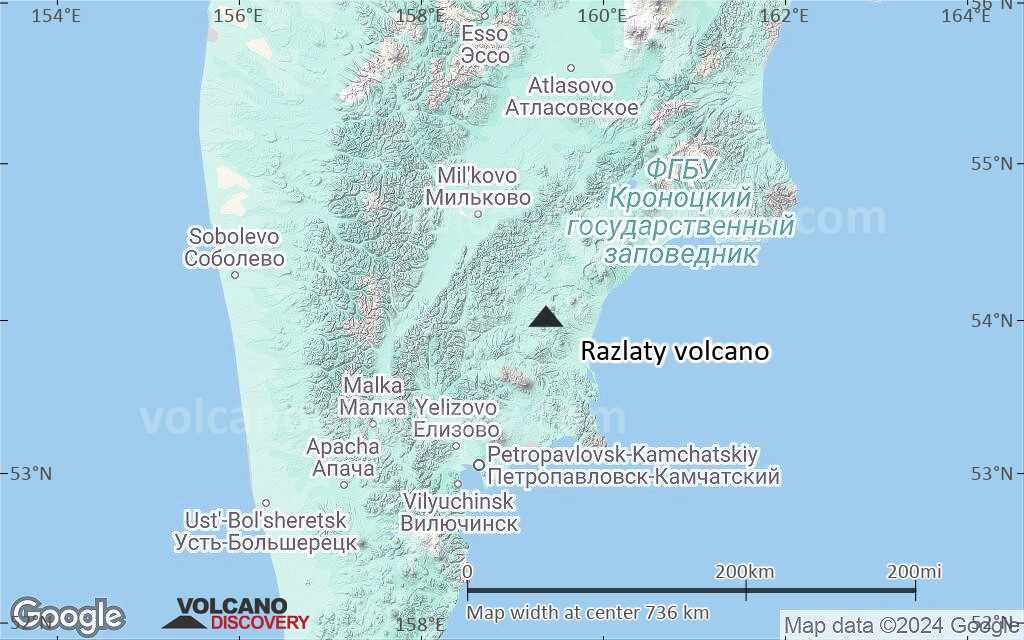 Razlaty volcano (Kamchatka Peninsula, Russia) facts & information ...