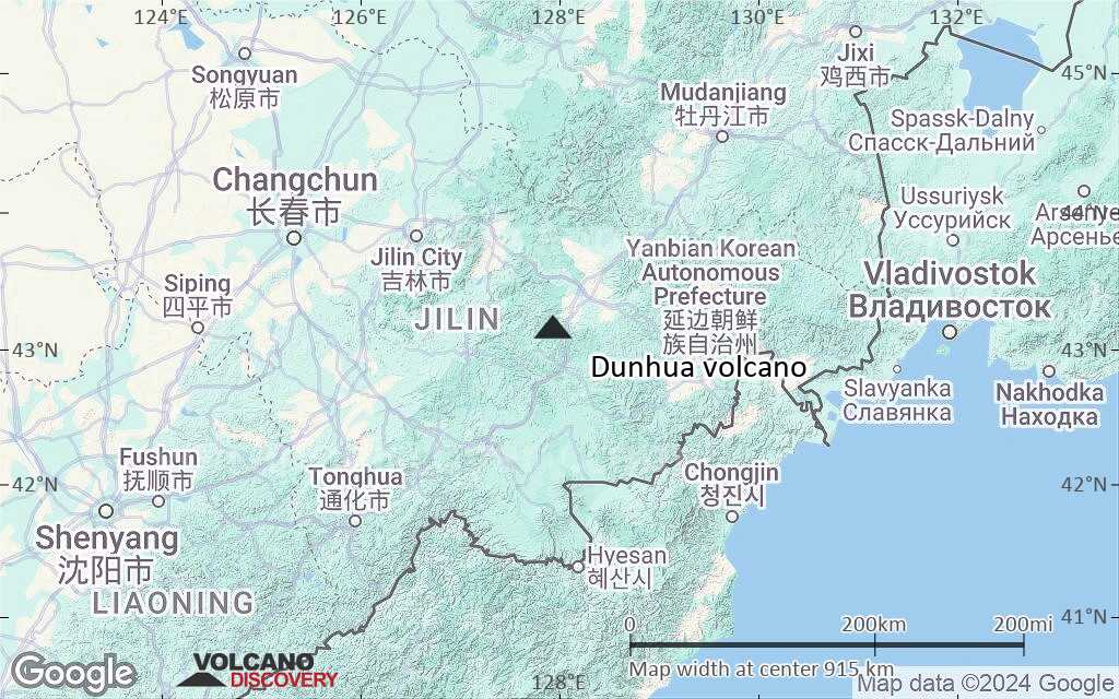 Dunhua volcano (China) facts & information | VolcanoAdventures