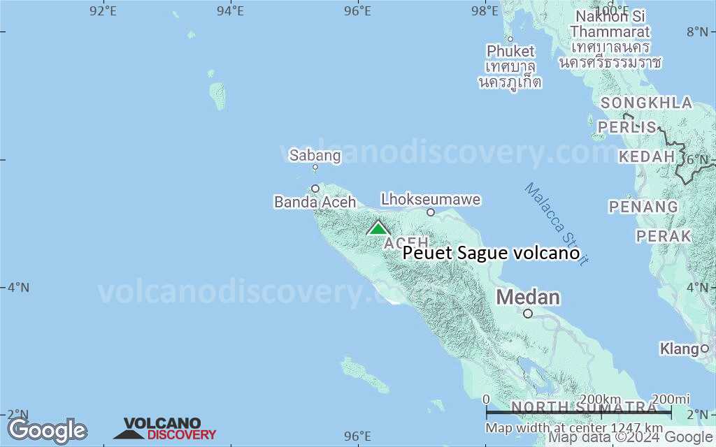Peuet Sague Volcan, Sumatra (Indonésie) - Infos | VolcanoDiscovery