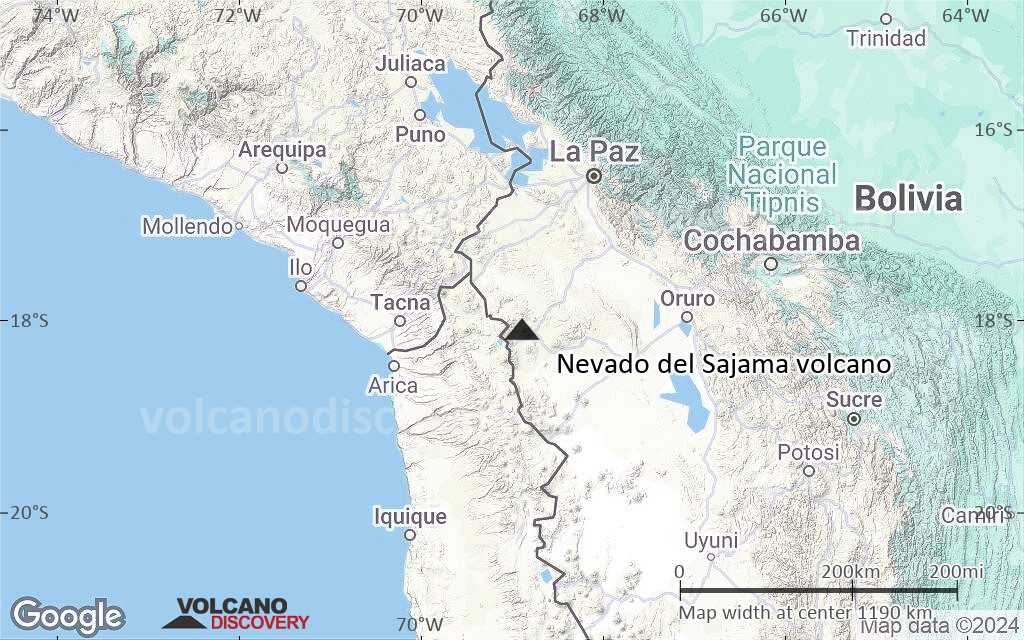 Nevado del Sajama volcano (Bolivia) facts & information | VolcanoAdventures