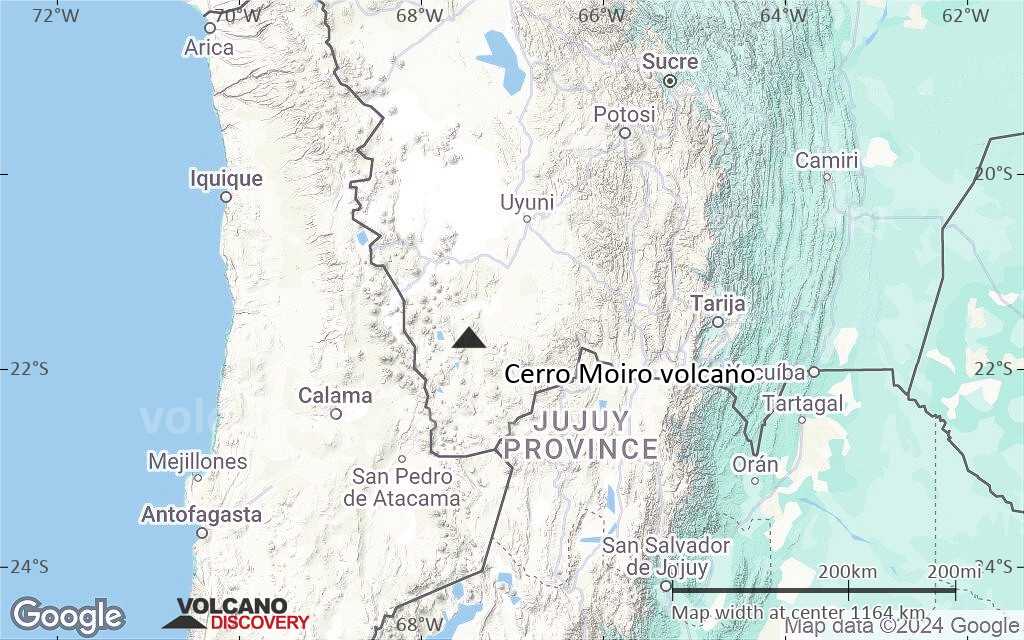 Cerro Moiro Volcano (Bolivia) Facts & Information | VolcanoDiscovery