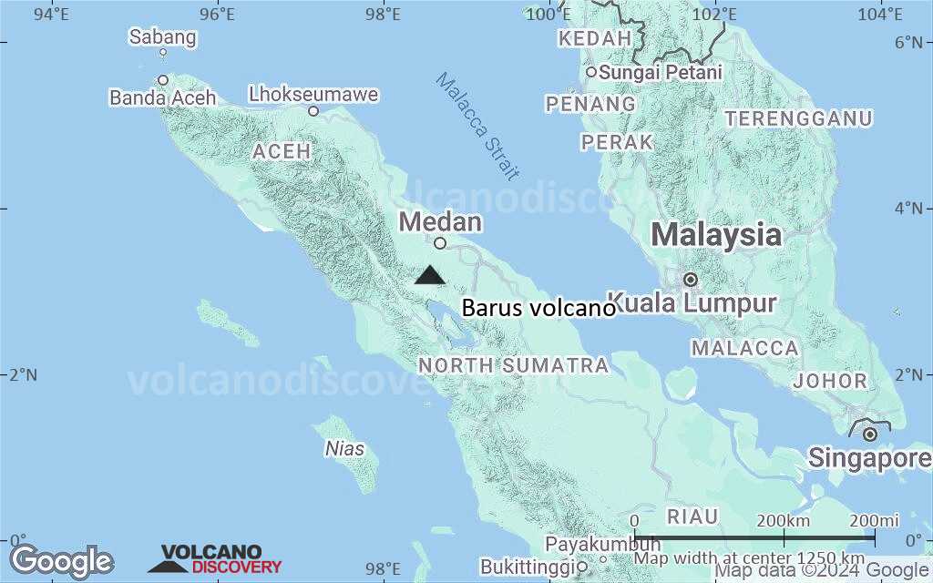 Barus volcano (Sumatra, Indonesia) facts & information | VolcanoDiscovery