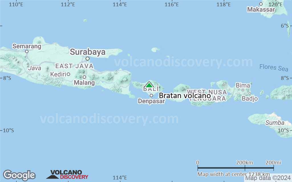 Bratan Volcano, Bali - Facts & Information | VolcanoDiscovery
