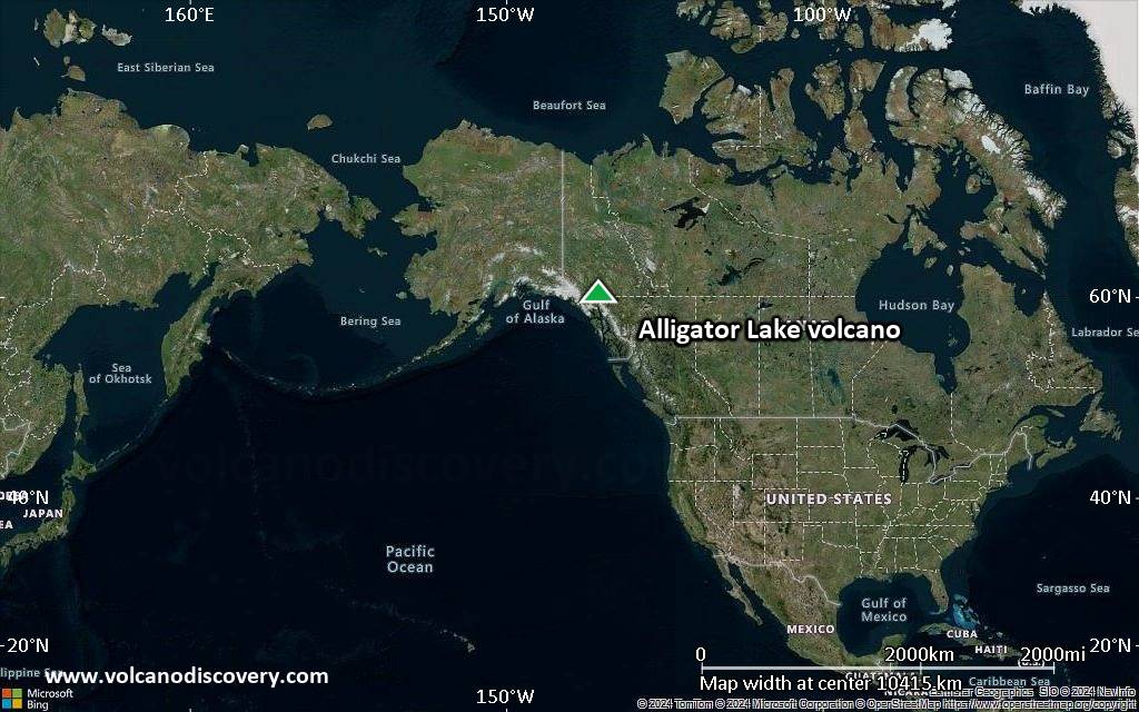 Alligator Lake Vulkan, Canada - Information | VolcanoAdventures