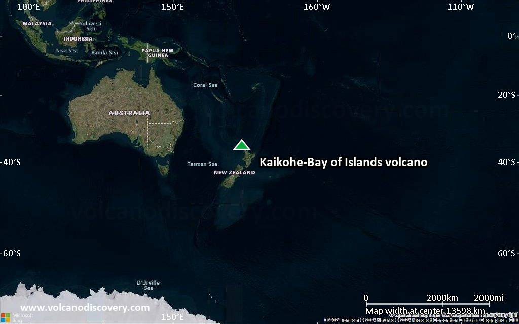 Kaikohe-Bay of Islands Volcano, North Island, New Zealand - facts ...