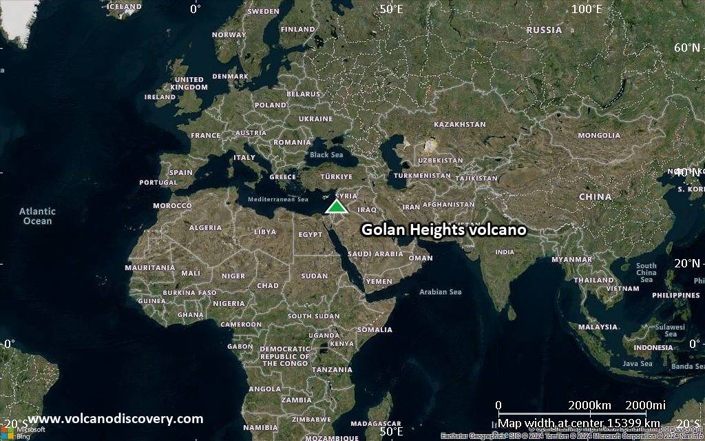 Erdbeben am Vulkan Golan Heights: jüngste Beben in den letzten 14 Tagen