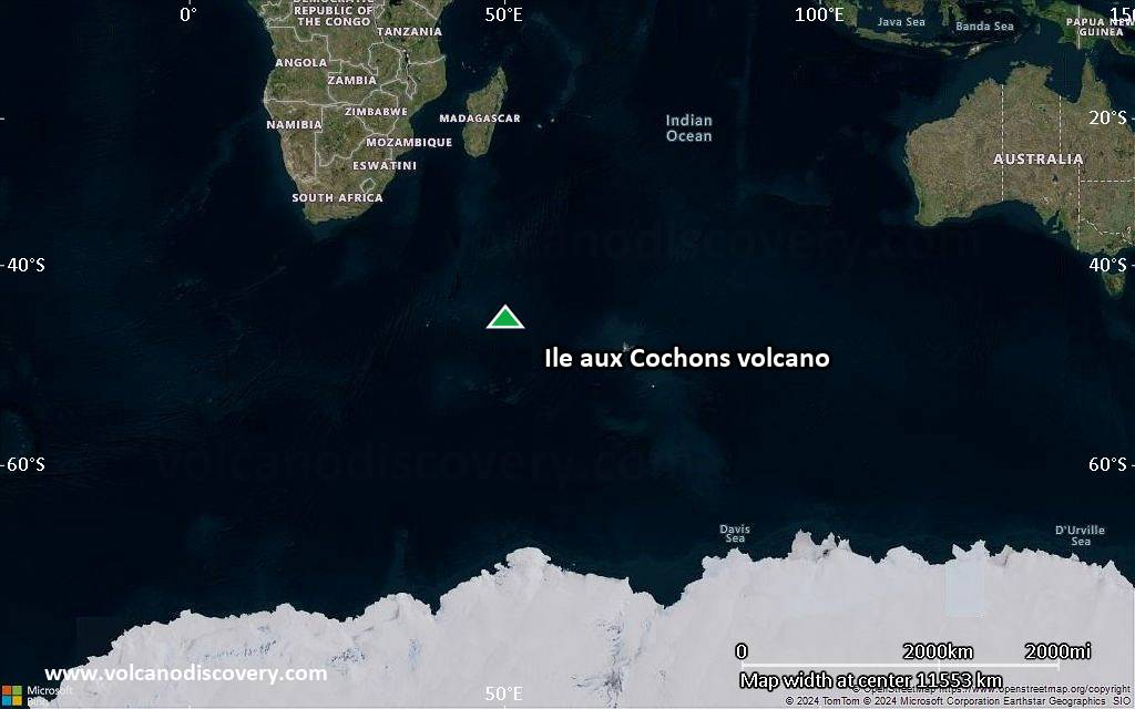 Ile aux Cochons Volcan, France, Southern Indian Ocean - Infos ...