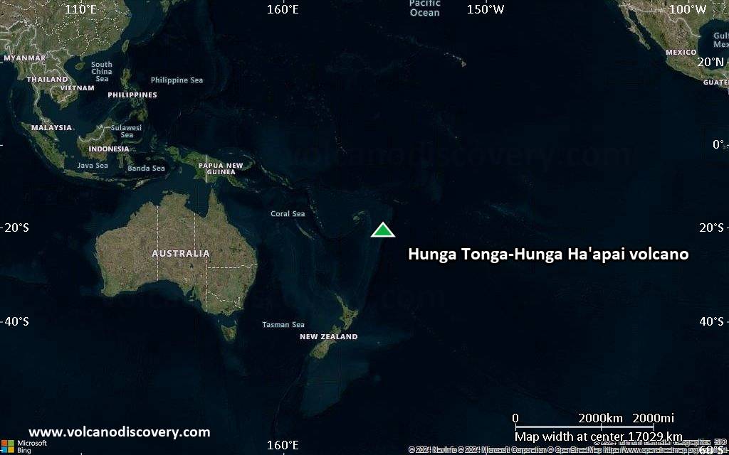 Hunga Tonga-Hunga Ha'apai Volcan, Tonga, Tonga Islands - Infos ...