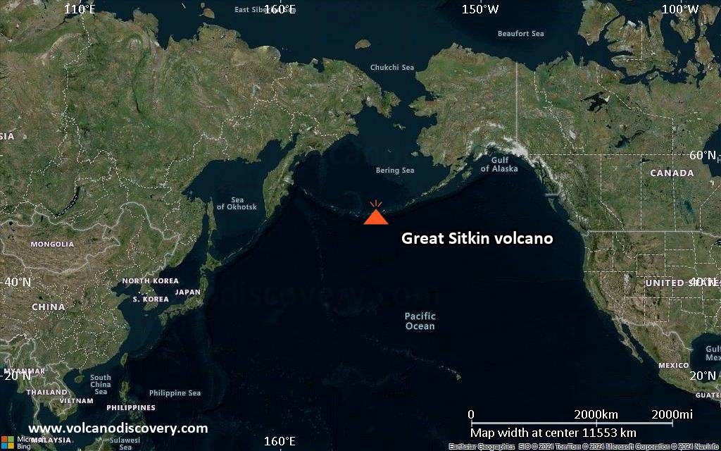 Great Sitkin Volcano, United States, Aleutian Islands - facts & information