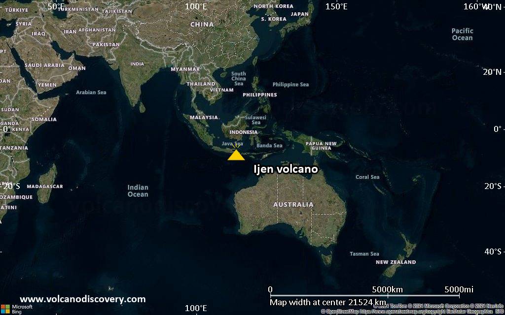 Ijen Volcano, East Java (Indonesia) - Facts & Information ...