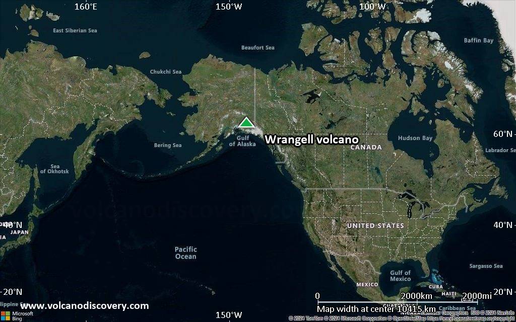 Wrangell Volcano, United States, Eastern Alaska - Facts & Information ...