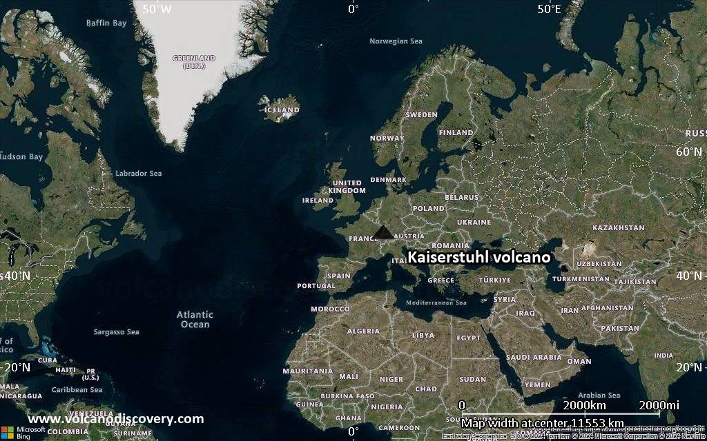 Kaiserstuhl Volcano, Germany - Facts & Information | VolcanoDiscovery