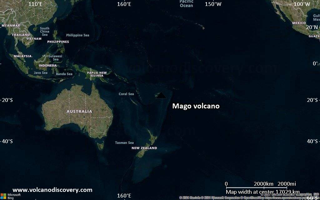 Mago Volcano (Fiji) Facts & Information | VolcanoDiscovery