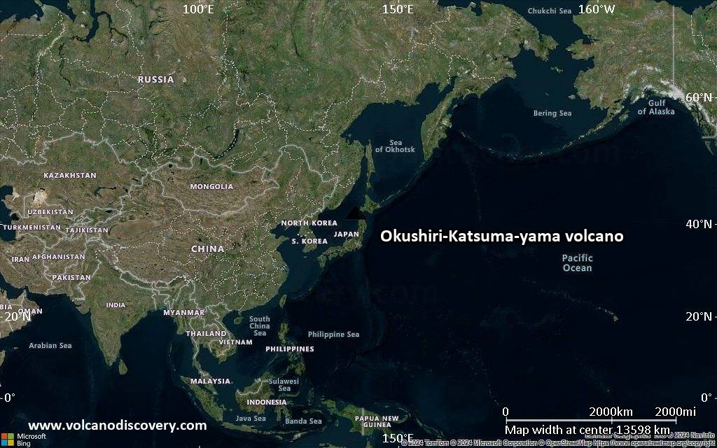 Okushiri-Katsuma-yama volcano (Hokkaido, Japan) facts & information ...