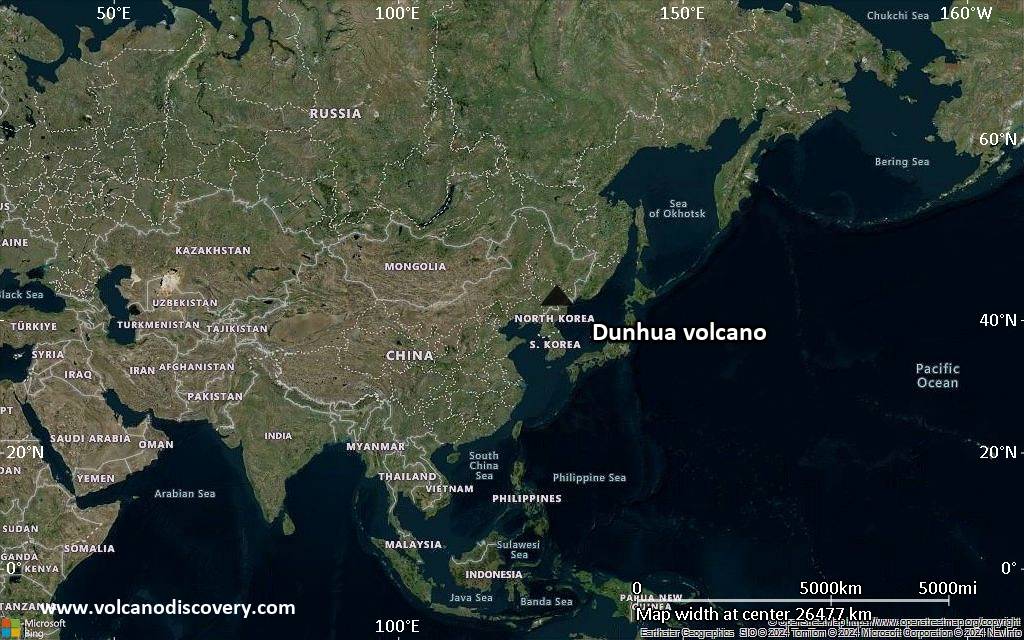 Dunhua volcano (China) facts & information | VolcanoAdventures