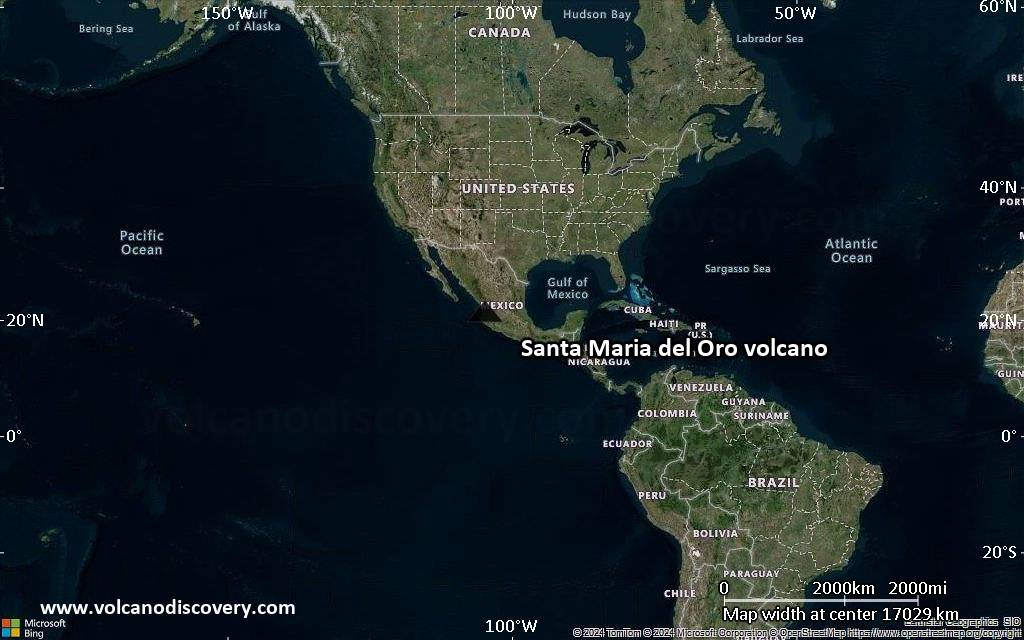 Santa Maria del Oro volcano (Mexico) facts & information ...