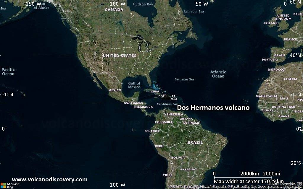 Dos Hermanos volcano (Dominican Republic) facts & information ...