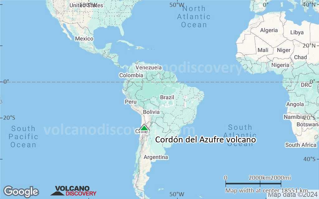 Cordón del Azufre Volcan, Chile / Argentine - Infos | VolcanoAdventures