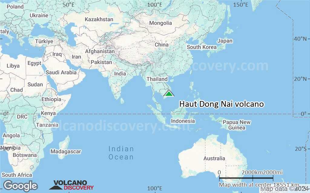 Haut Dong Nai Volcano, Vietnam - facts & information | VolcanoAdventures
