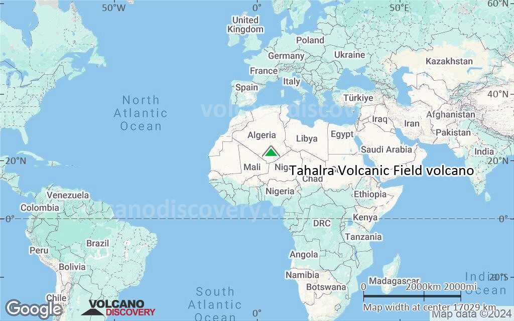 Tahalra Volcanic Field Vulkan, Algeria - Information | VolcanoDiscovery