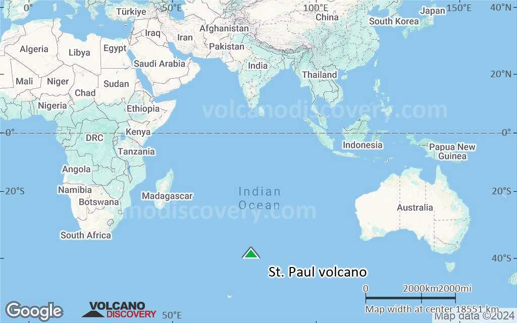 St. Paul Volcano, France, Southern Indian Ocean - facts & information ...