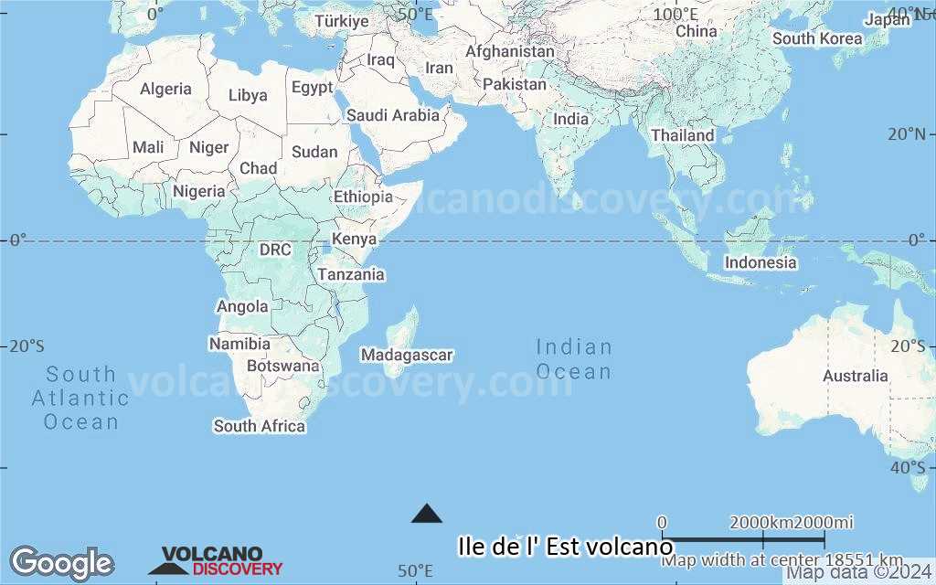 Ile de l'Est Vulkan, France, Southern Indian Ocean - Information ...
