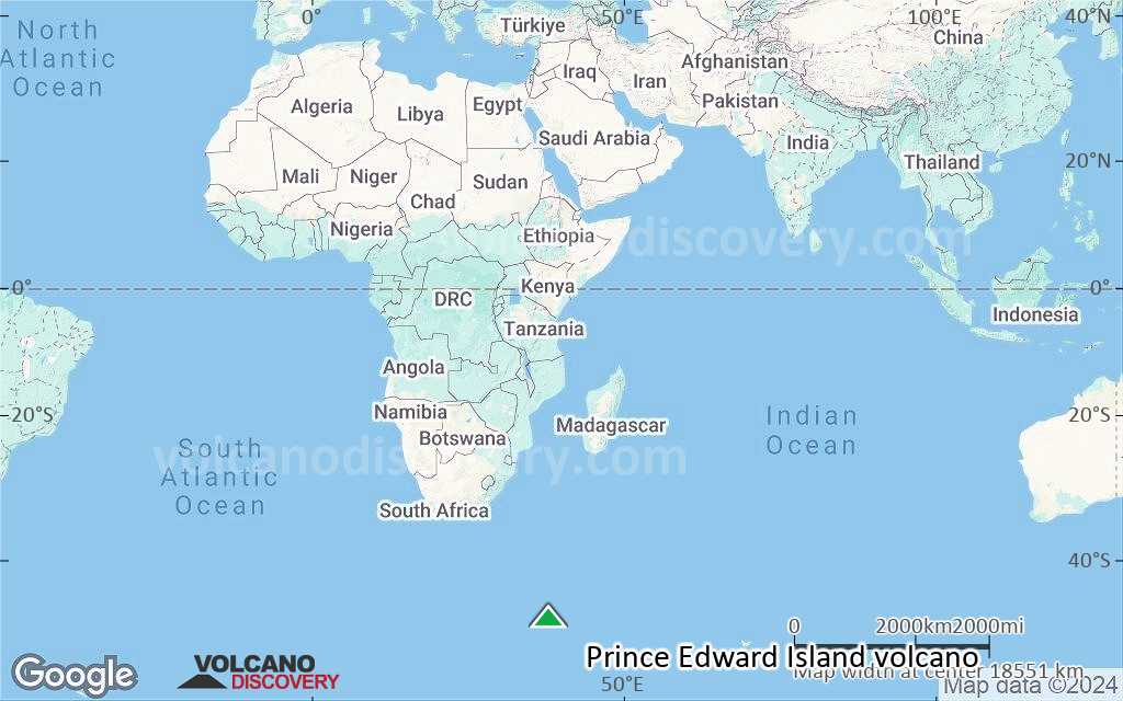 Prince Edward Island Volcan, South Africa, Southern Indian Ocean - Infos