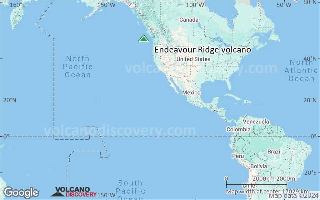 Endeavour Ridge Vulkan, Northeastern Pacific Ocean, Juan de Fuca Ridge ...