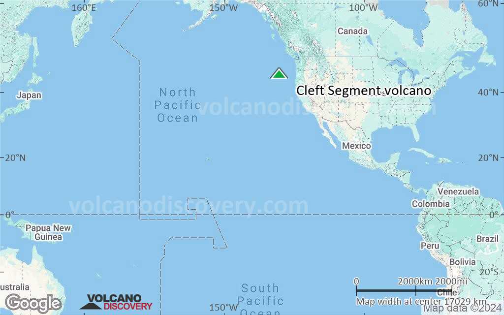 Cleft Segment Volcano, Northeastern Pacific Ocean, Juan de Fuca Ridge ...