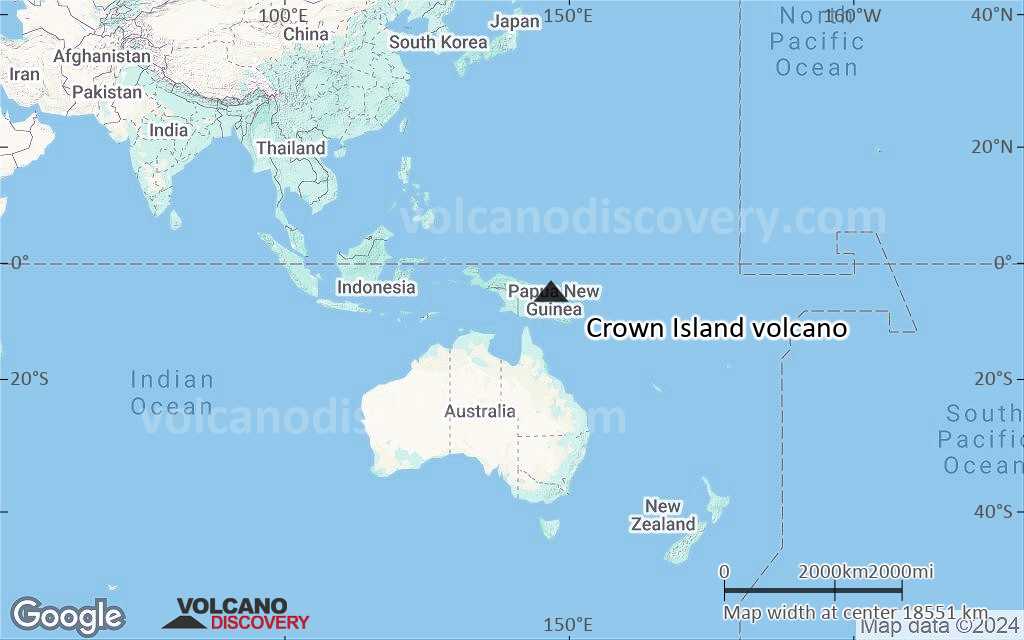 Crown Island volcano (Papua New Guinea) facts & information ...