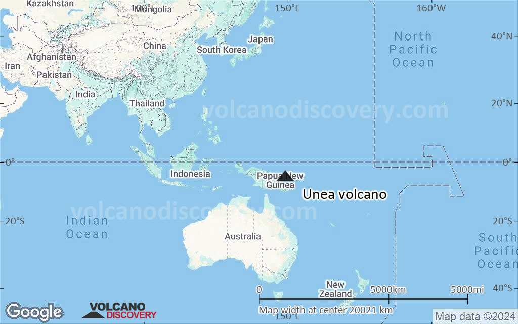Unea Volcano (Papua New Guinea) Facts & Information | VolcanoDiscovery