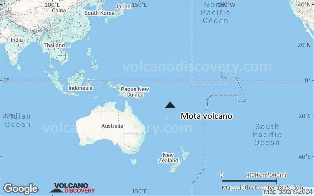 Mota volcano (Vanuatu) facts & information | VolcanoAdventures