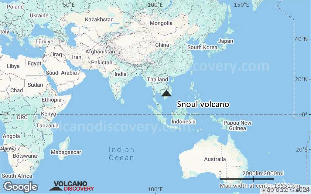 Snoul volcano (Cambodia) facts & information | VolcanoAdventures