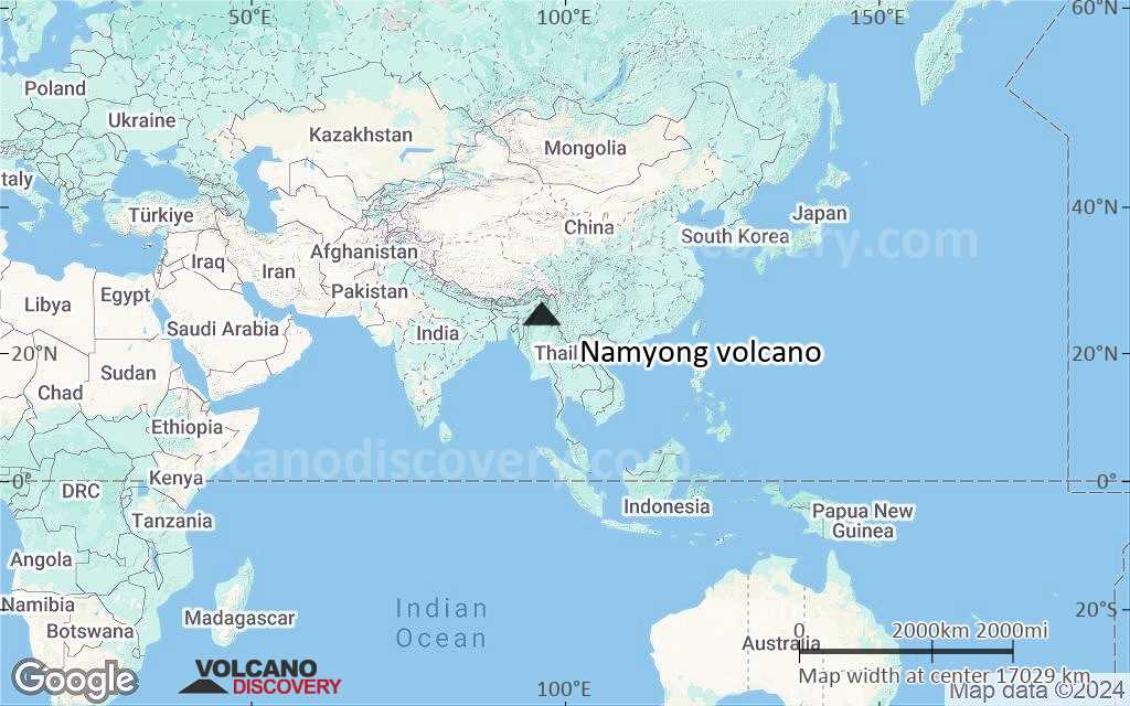 Namyong Volcano (Burma (Myanmar)) Facts & Information | VolcanoDiscovery