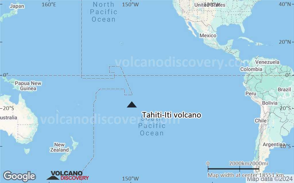 Tahiti-Iti volcano (Tahiti, France) facts & information | VolcanoAdventures