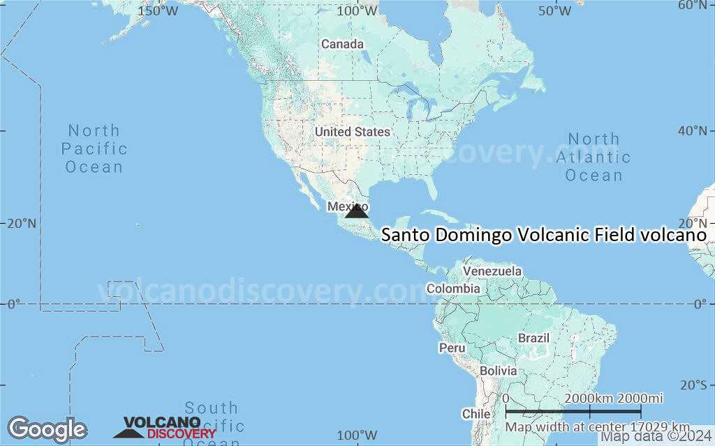 Santo Domingo Volcanic Field volcano (Mexico) facts & information ...