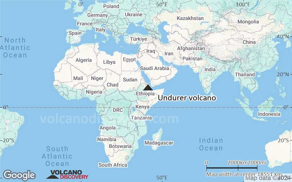 Undurer volcano (Ethiopia) facts & information | VolcanoAdventures