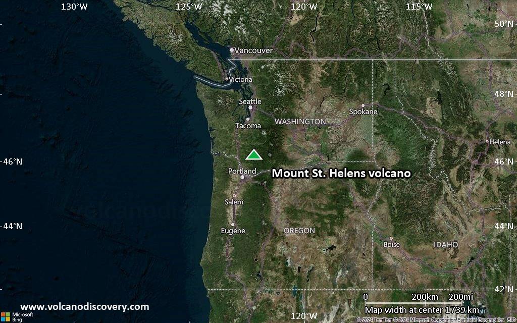 Mount St. Helens Volcan, Washington (Canada and USA (mainland)) - Infos