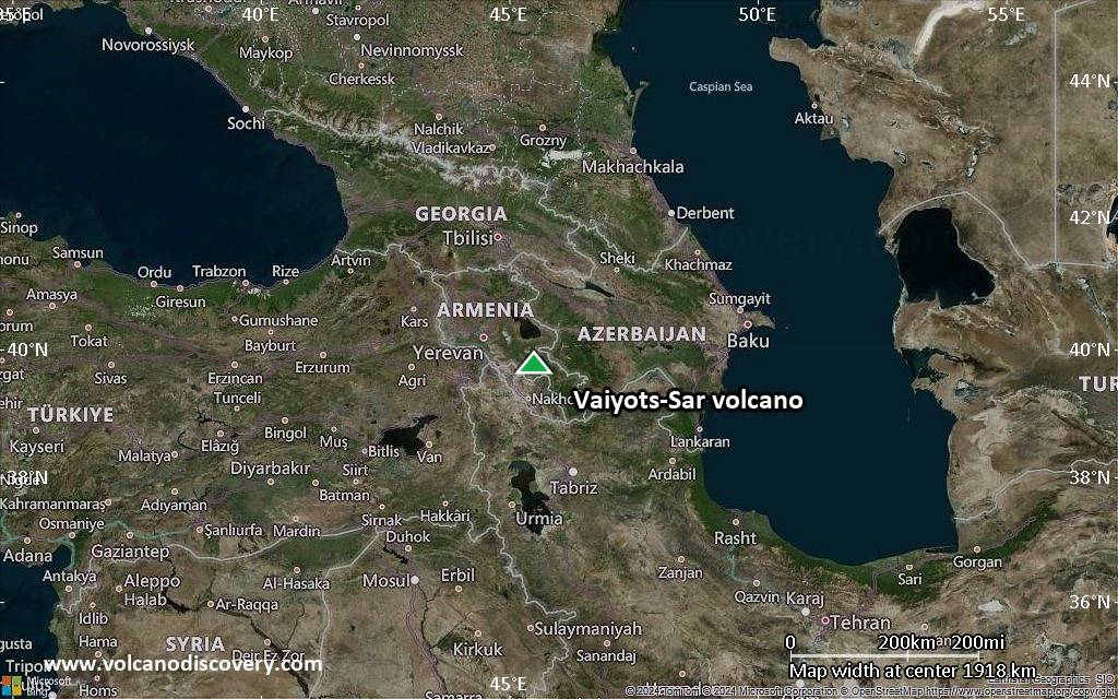 Vaiyots-Sar Volcano, Armenia - facts & information | VolcanoAdventures
