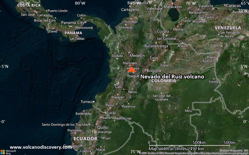 Nevado del Ruiz Volcano, Colombia - Facts & Information | VolcanoDiscovery